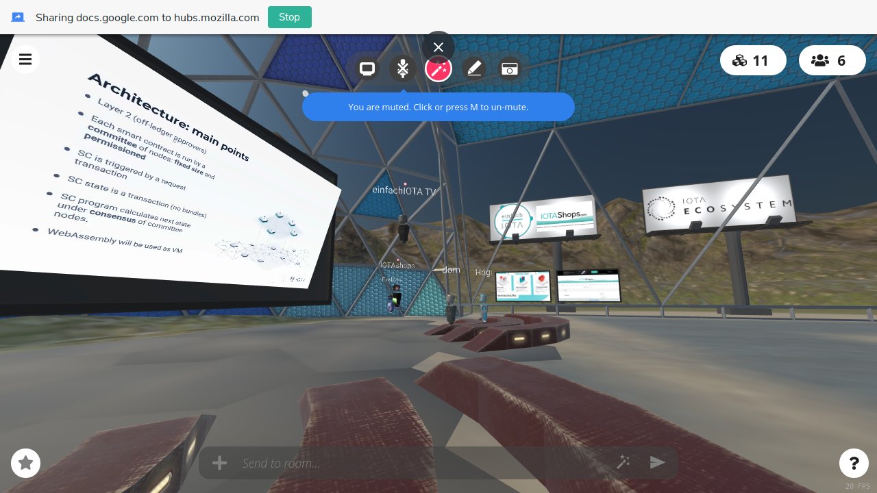 VR Events on Mozilla Hubs